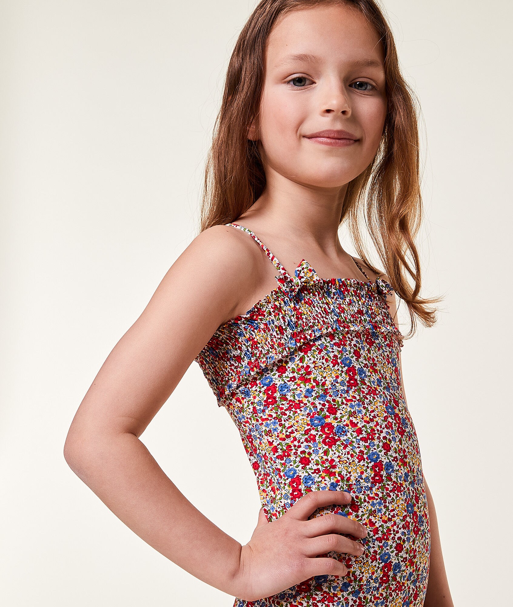 Maillot petite fille 1 pièce made with Liberty Fabric - FLEURETTE - IMP ...